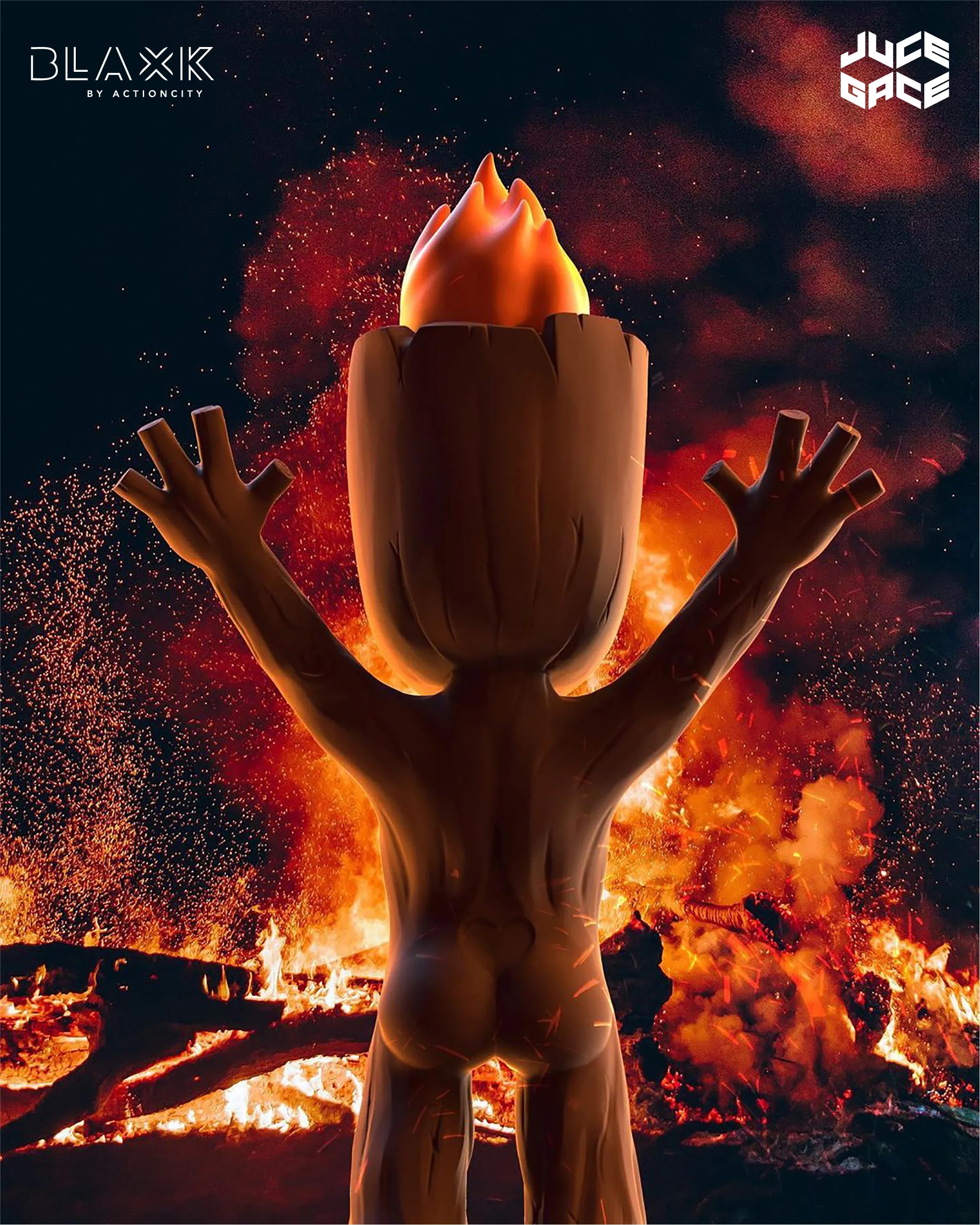 I Am Wood (burnt Edition) By Juce Gace 300% – ActionCity Thailand